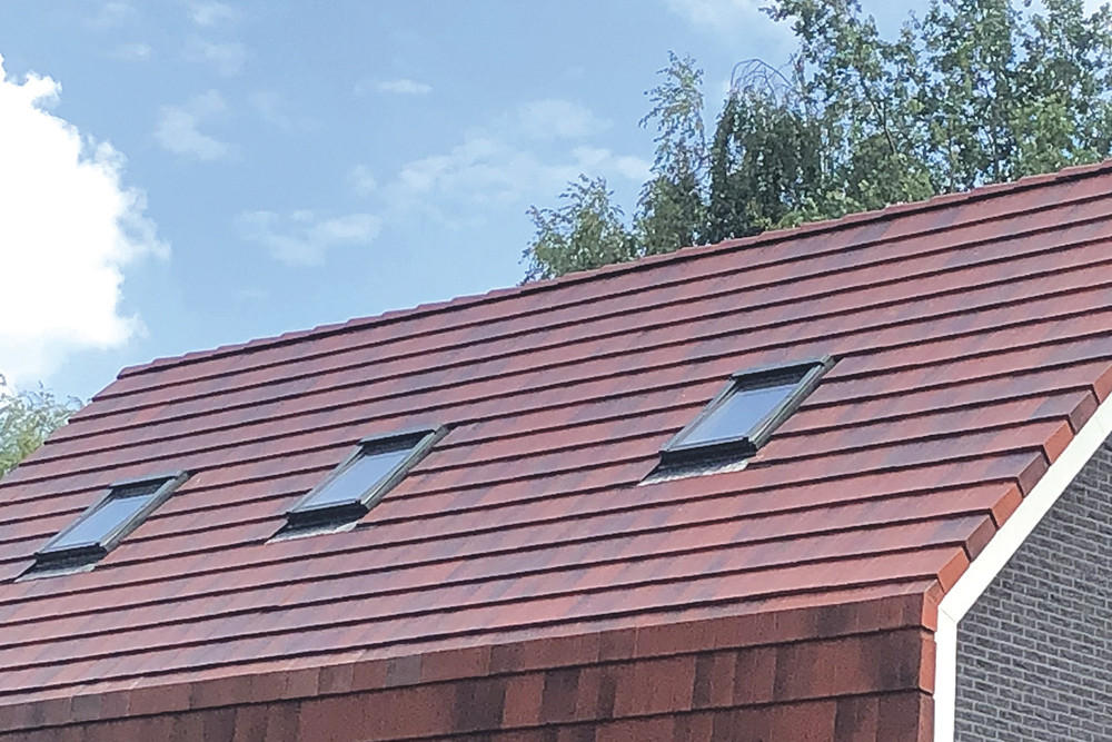 Flat Concrete Tile Roof
